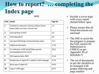 How to report an SAE | PPTX