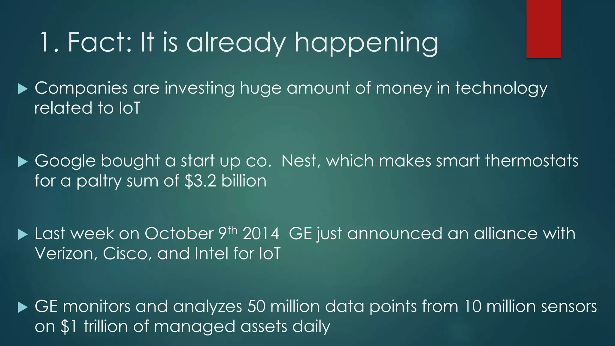 7 facts, fictions and predictions about the Internet of Things (IoT) | PPT