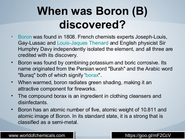 7 facts that you should know about boron