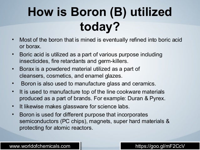 7 facts that you should know about boron