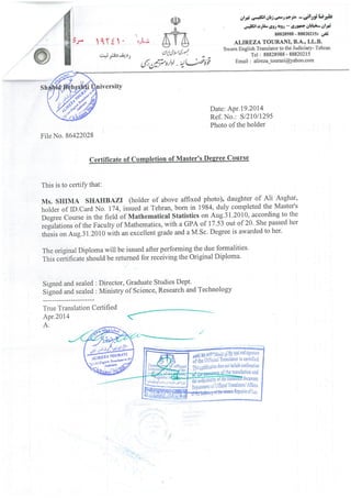 Masters documents | PDF