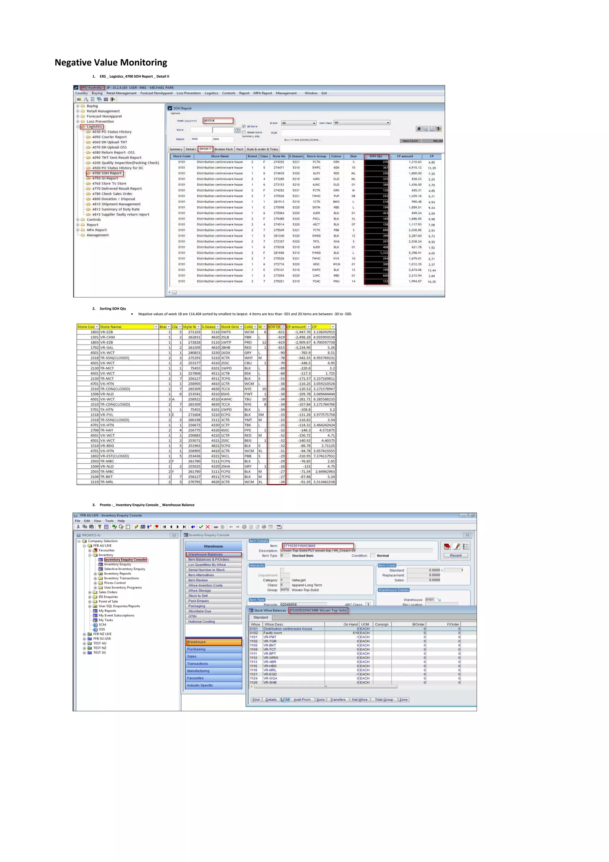 Negative Value Analysis | PDF