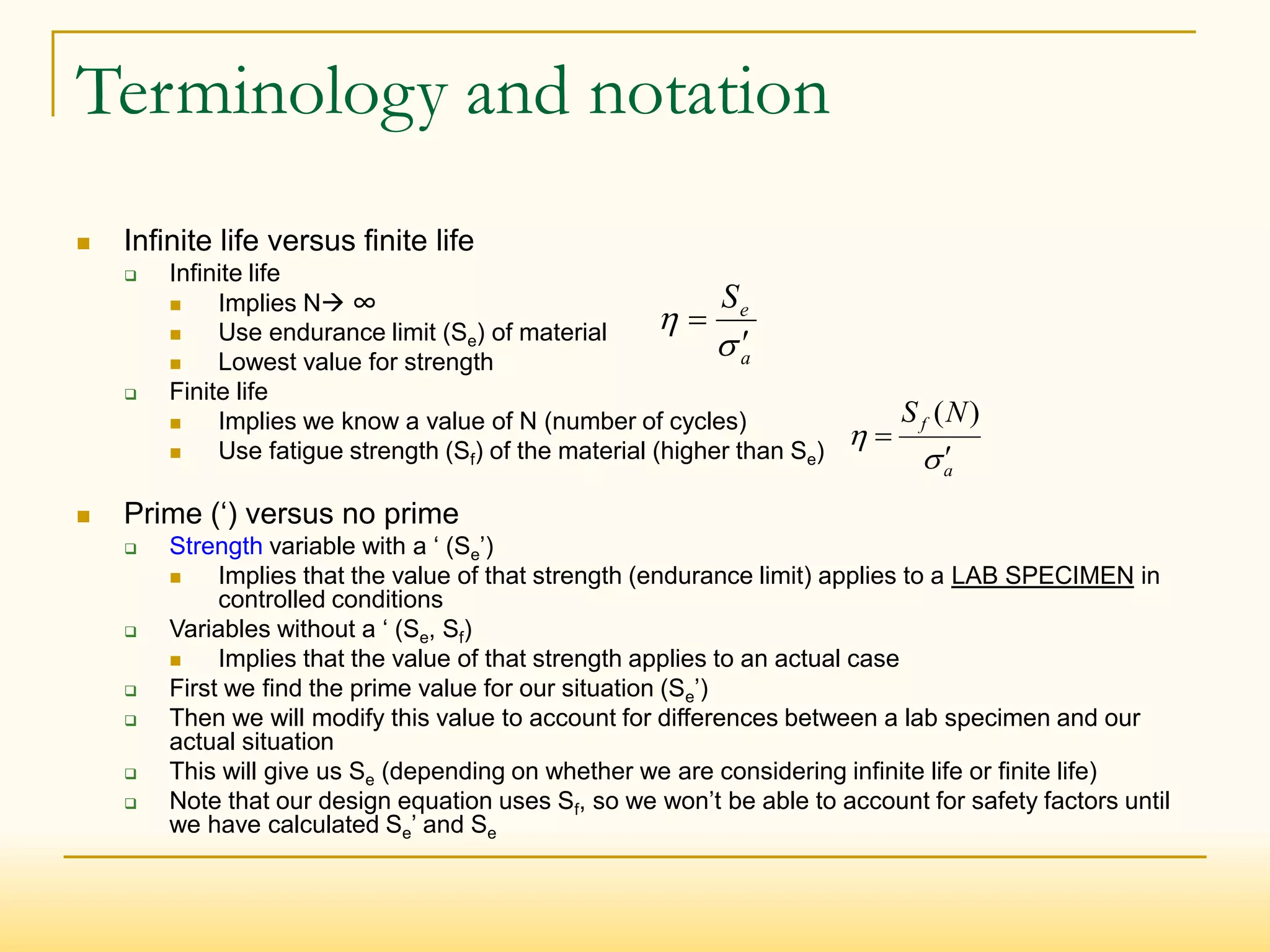 7 Machine design fatigue load | PPT
