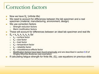 7 Machine design fatigue load | PPT