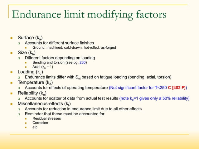 7 Machine design fatigue load | PPT