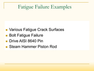 7 Machine design fatigue load | PPT