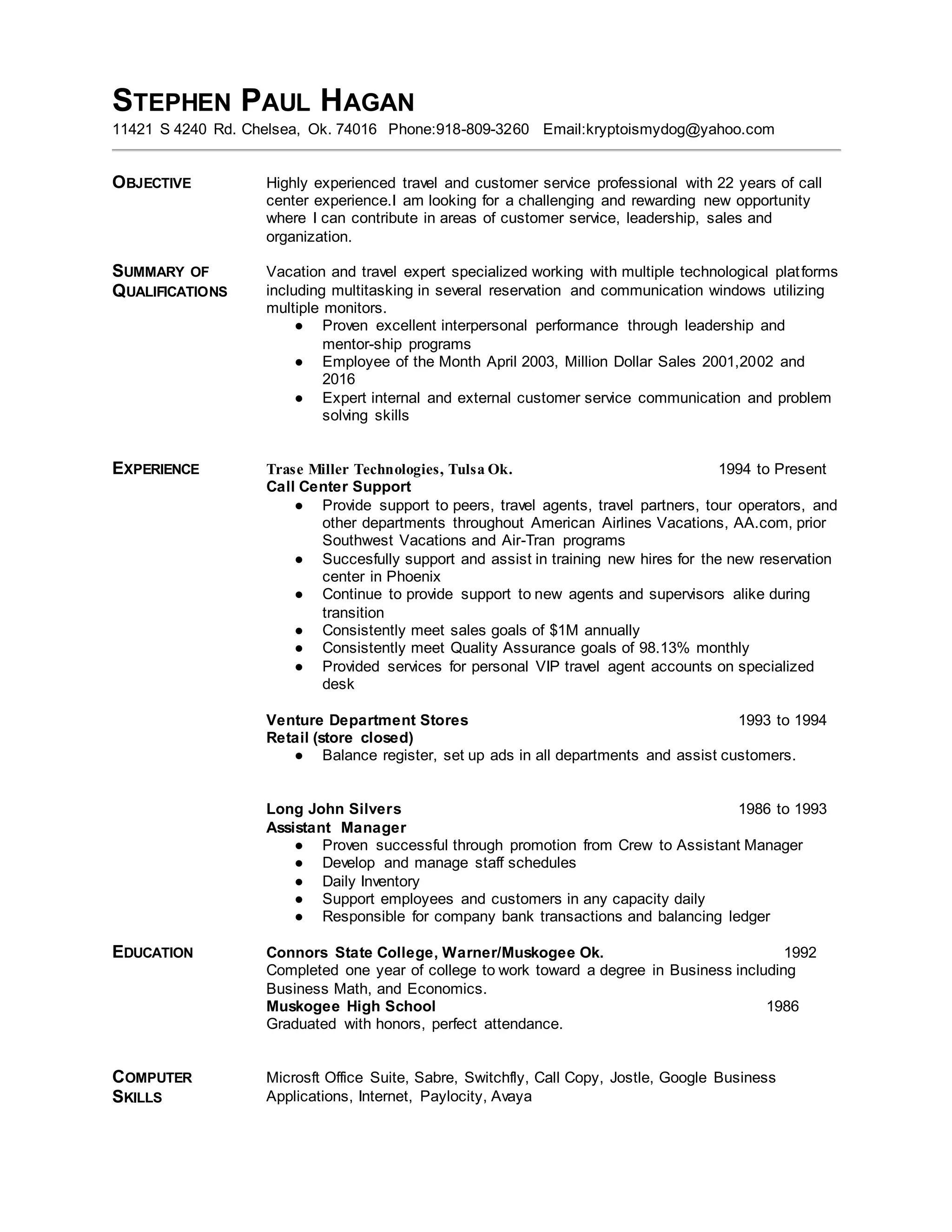 Paul Resume 2016 | PDF