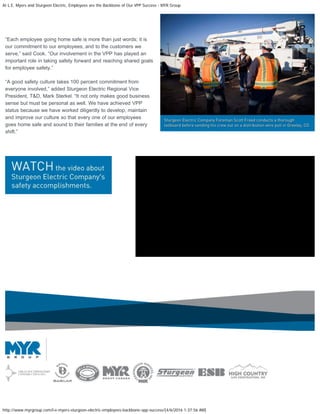MYR GROUP VPP STATUS | PDF