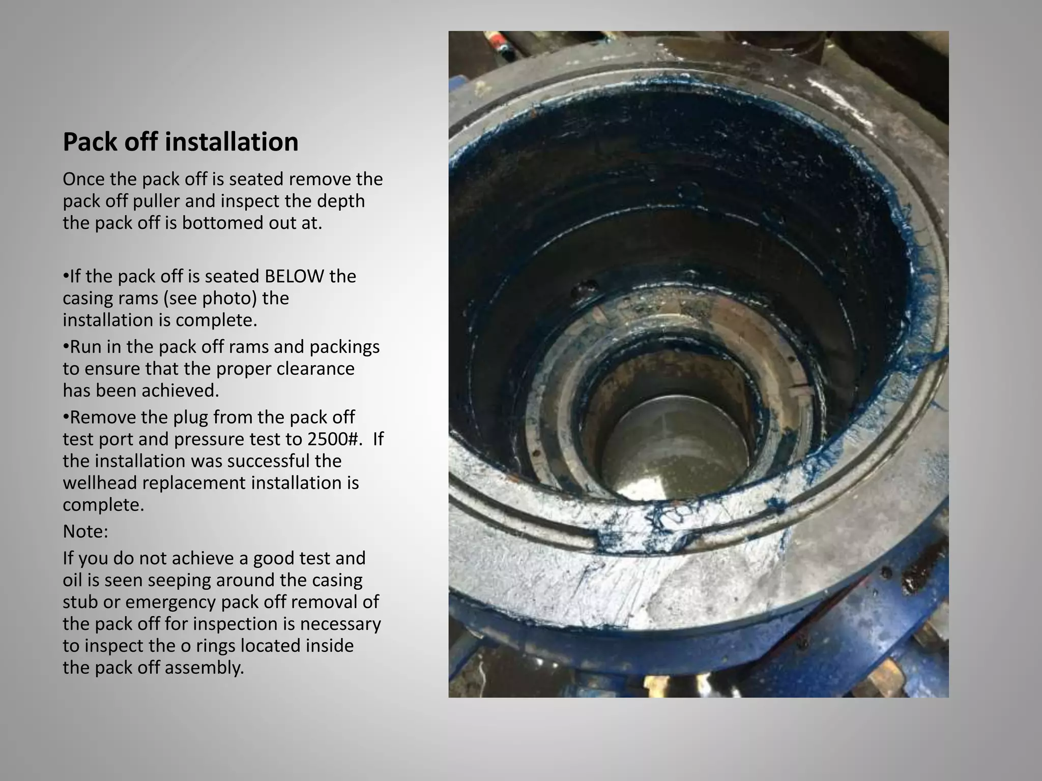 Well head replacement | PPTX