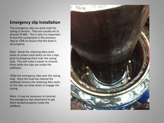 Well head replacement | PPTX