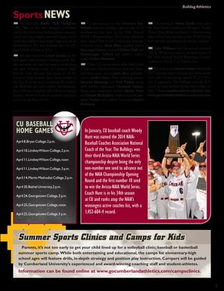 Cumberland Insider Spring 2015 | PDF | Undergraduate Education ...