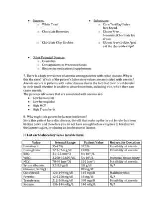 Celiac Case Study | PDF
