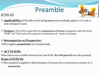 ICDS - IIIConstruction contract | PPT