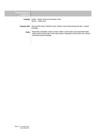 Jovana Zelenbaba-CV (english) | PDF