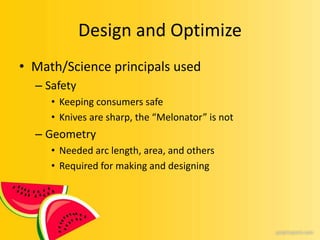 The Melon Slicer | PPTX | Home Appliances | Home & Garden