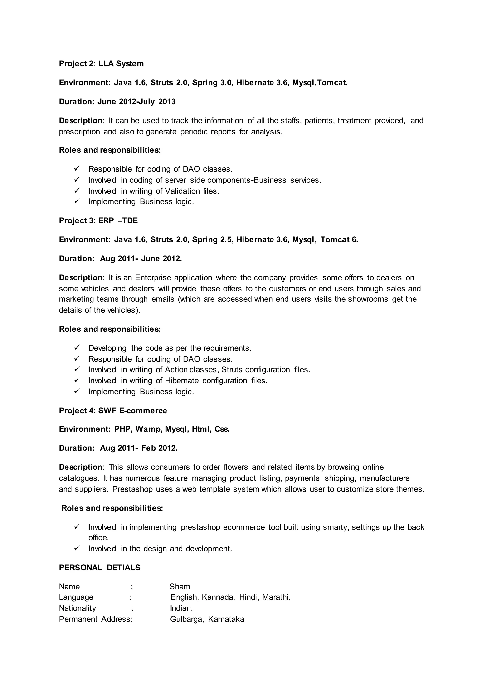 shamResume (1) | DOCX