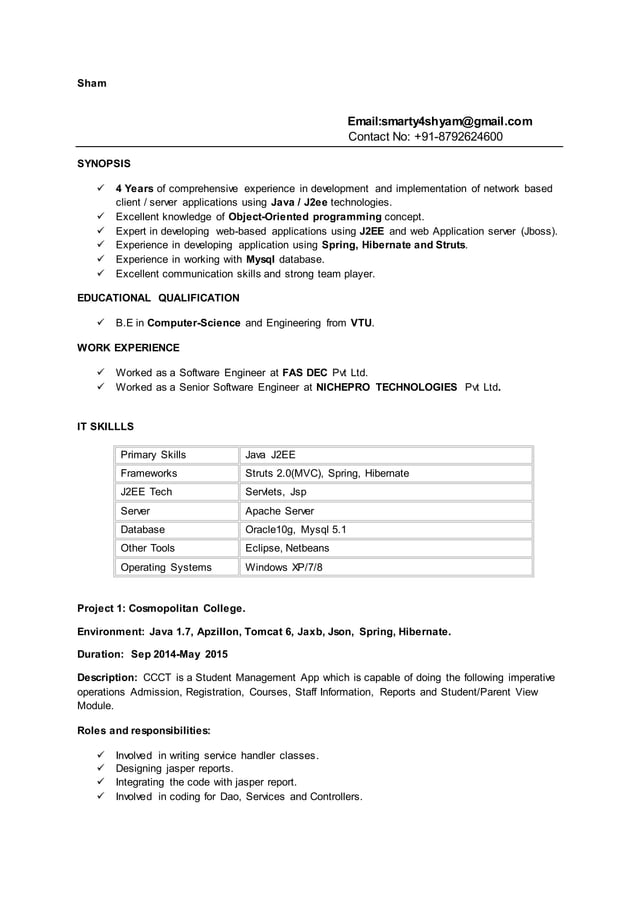 shamResume (1) | PDF