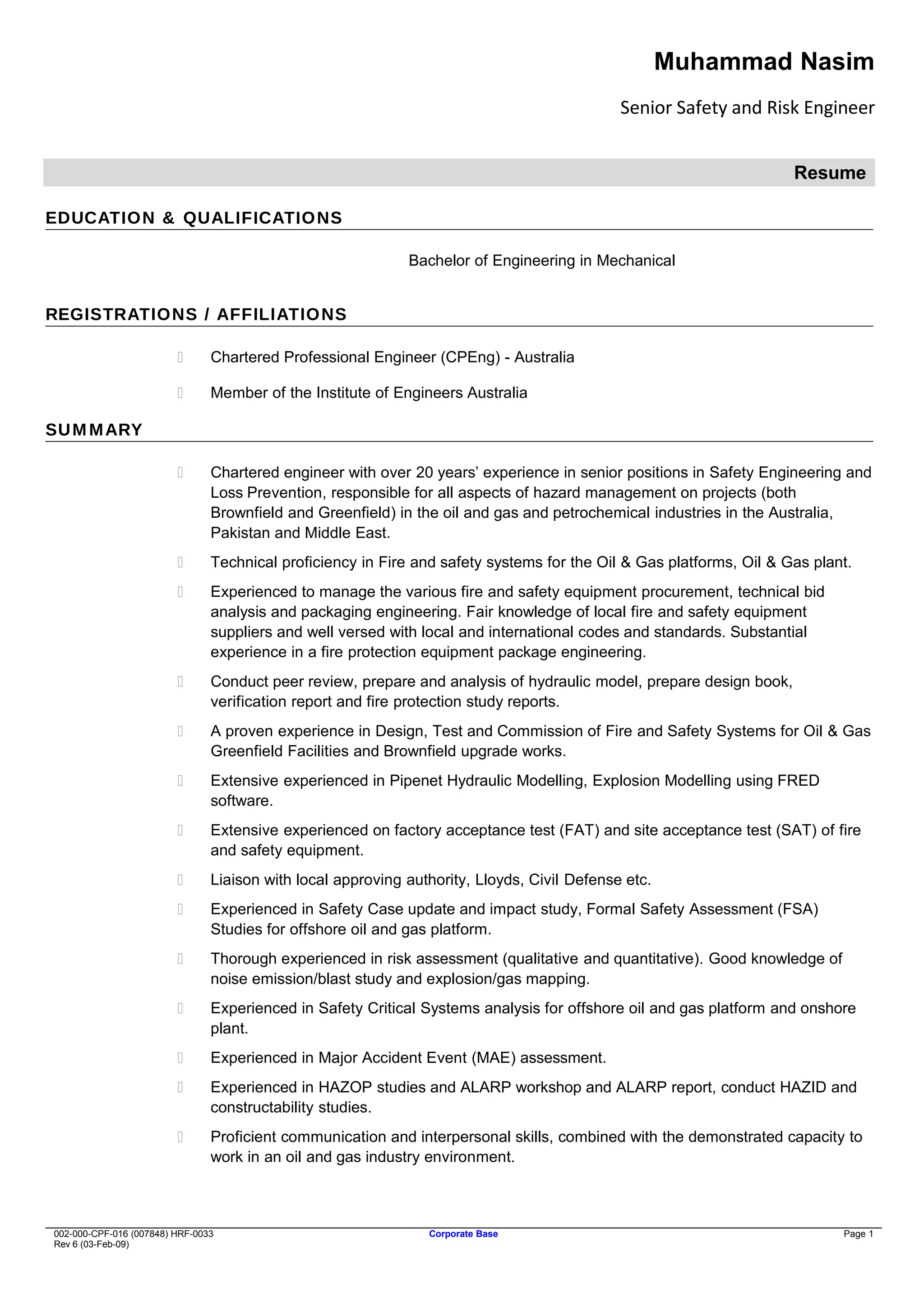 Muhammad Resume | PDF