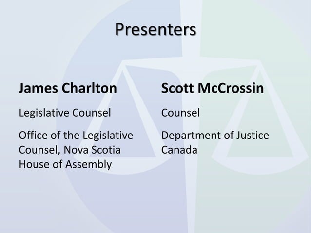 2012-01-18 Interpreting Legislation Slides | PPT