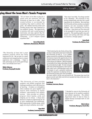 2004 Iowa Men's Tennis Guide | PDF