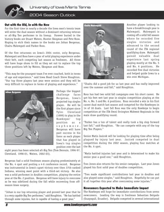2004 Iowa Men's Tennis Guide | PDF
