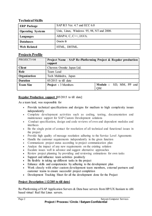 Sudheer_SAP_ABAP_Resume | PDF