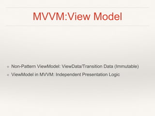iOS Architecture | PPTX