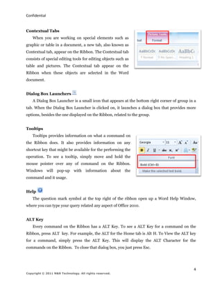 7 features in word 2010 you need to know | PDF | Desktop Publishing ...