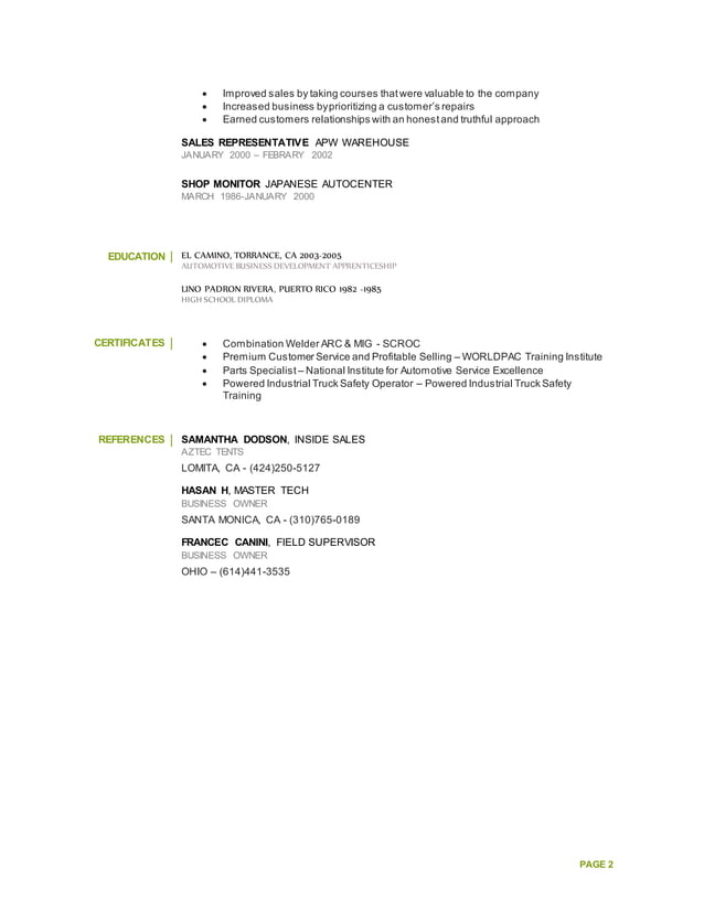 Jorge Garcia Resume | PDF