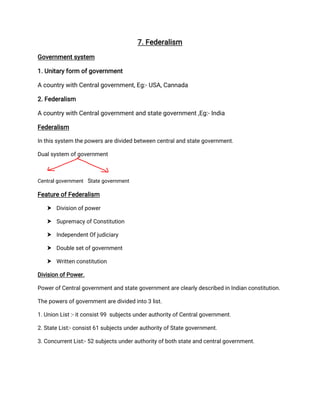 7 federalism +1 political science note.pdf