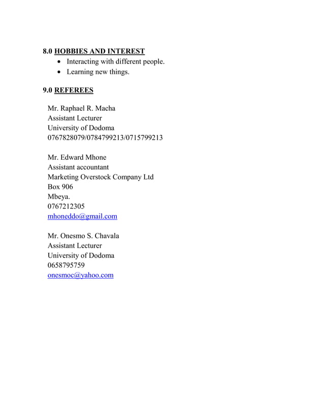 ANNA cv | PDF | Business | Business and Finance