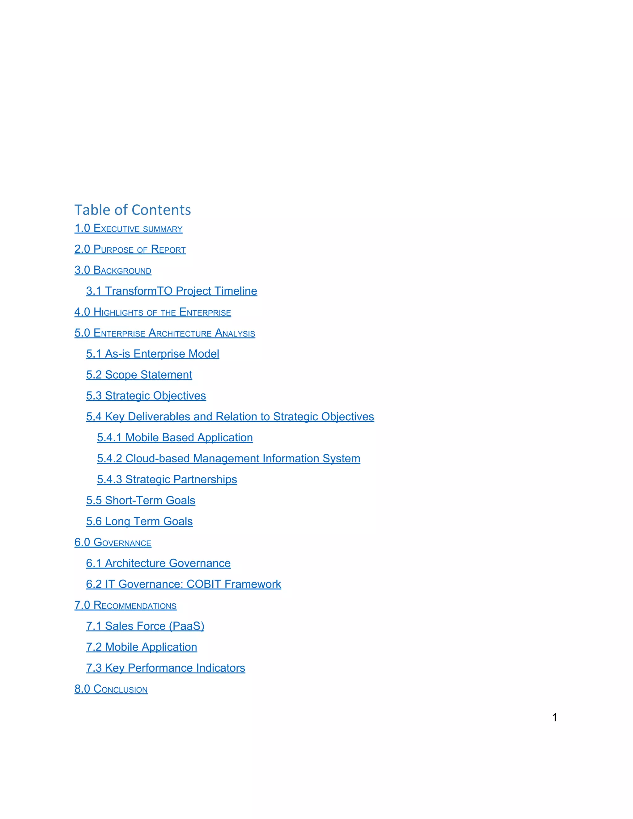 Enterprise Architecture Report | PDF | Computer Software and Applications | Computing