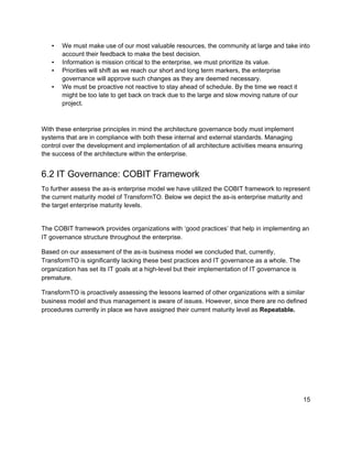 Enterprise Architecture Report | PDF | Computer Software and Applications | Computing