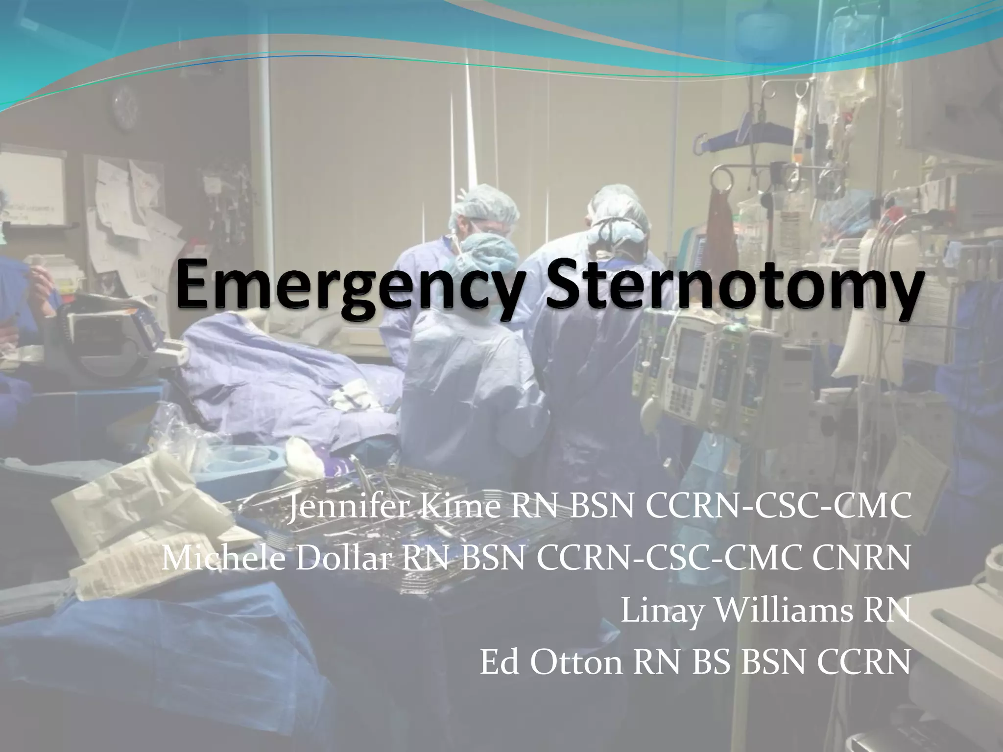 Emergency Sternotomy take 3 | PDF