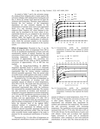Uncatalyzed Esterification of Carboxylic Acid | PDF