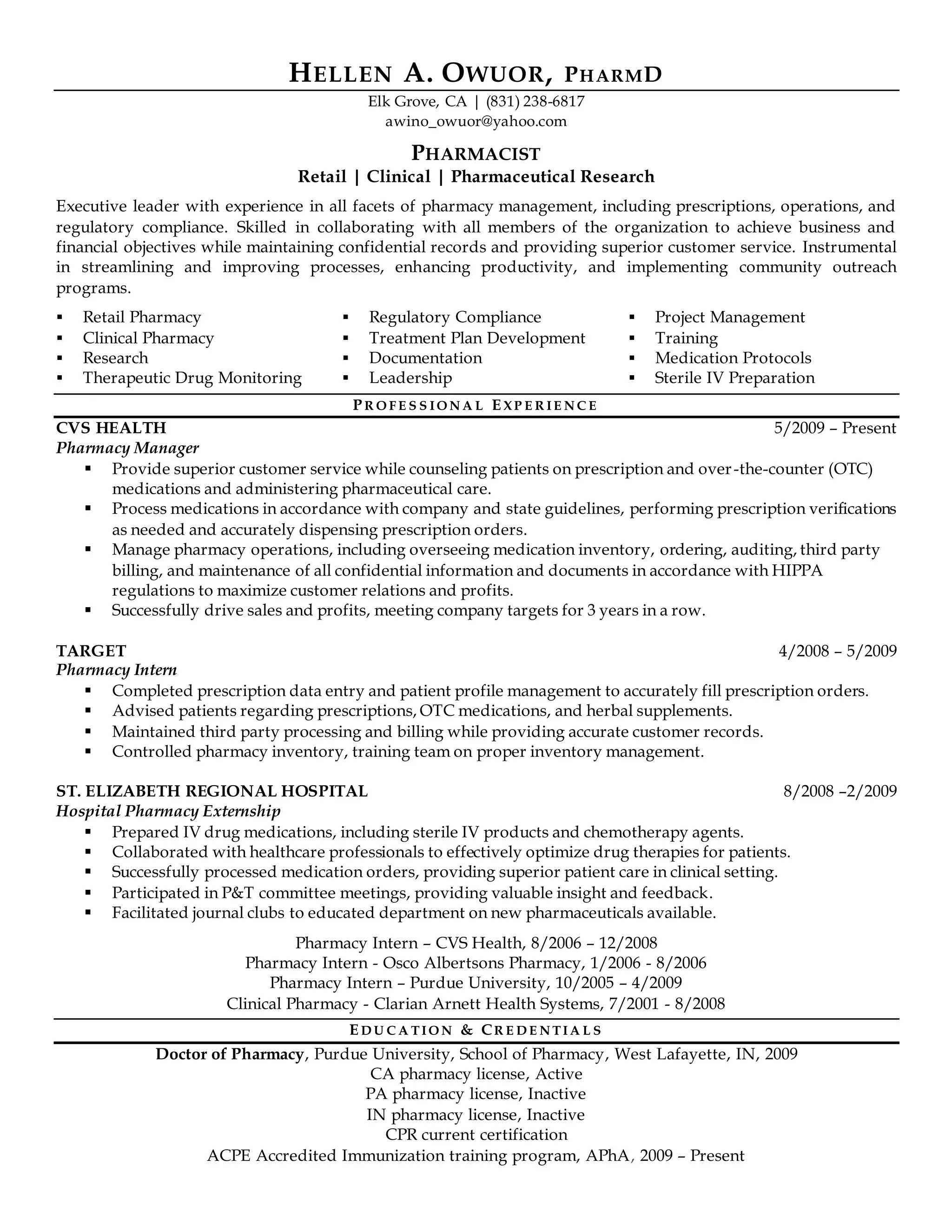 FINAL DRAFT RESUME 2017 | DOCX