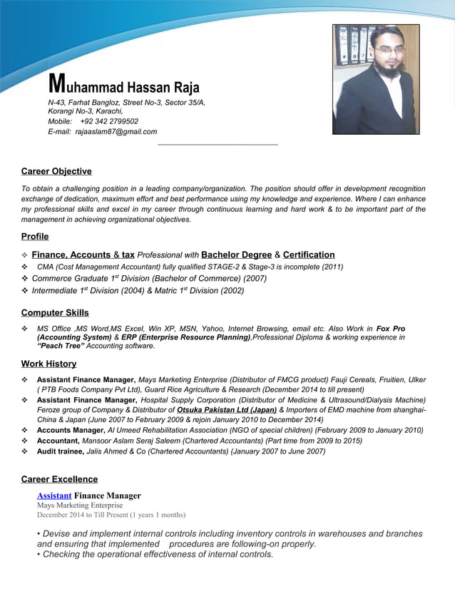 M. HASSAN CV. | PDF
