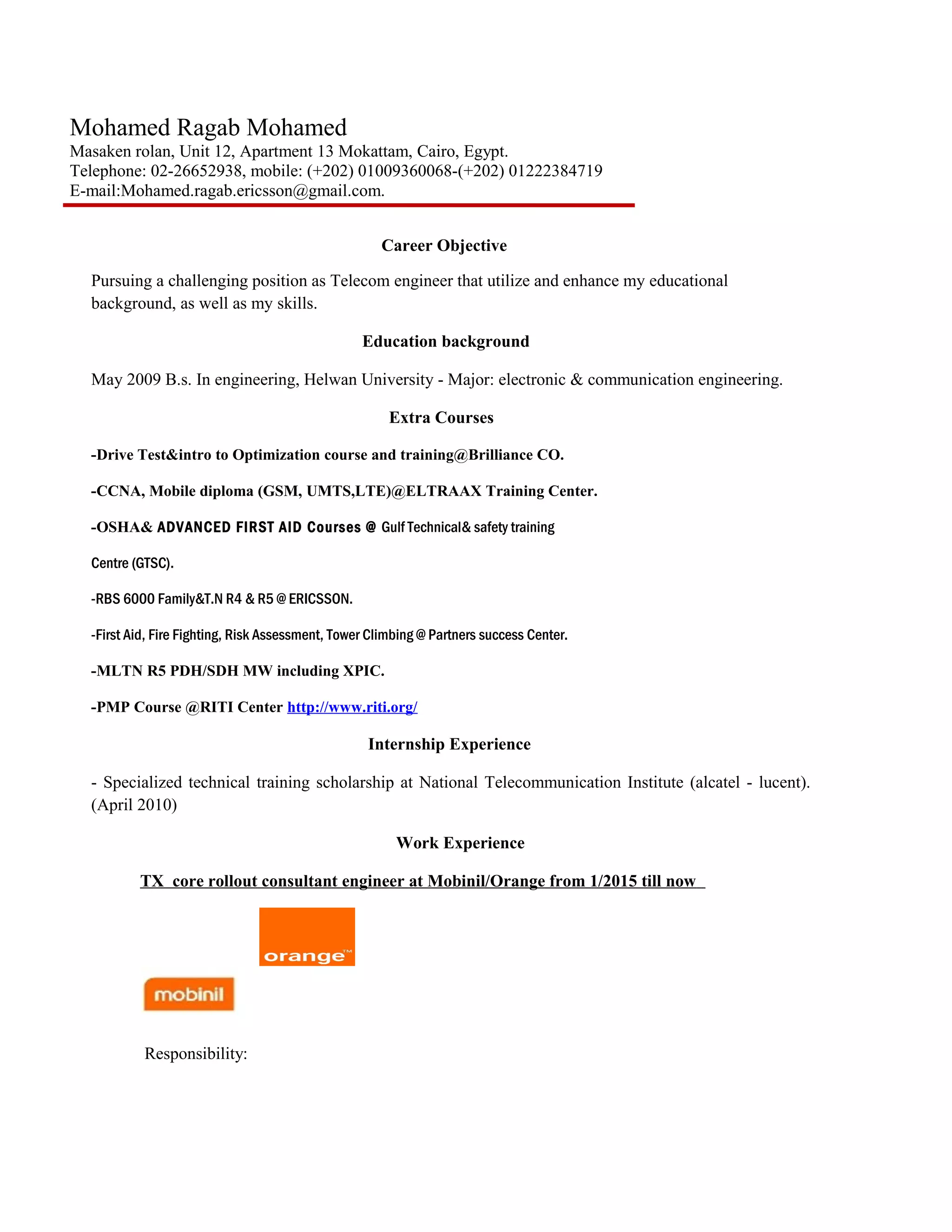 Mohamed Ragab Mohamed | DOC