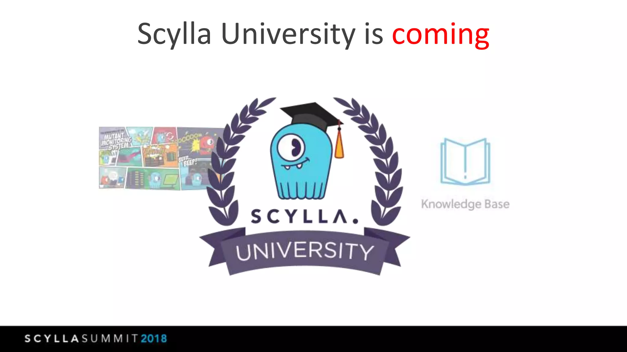 Scylla Summit 2018: Keynote - 4 Years of Scylla | PPT
