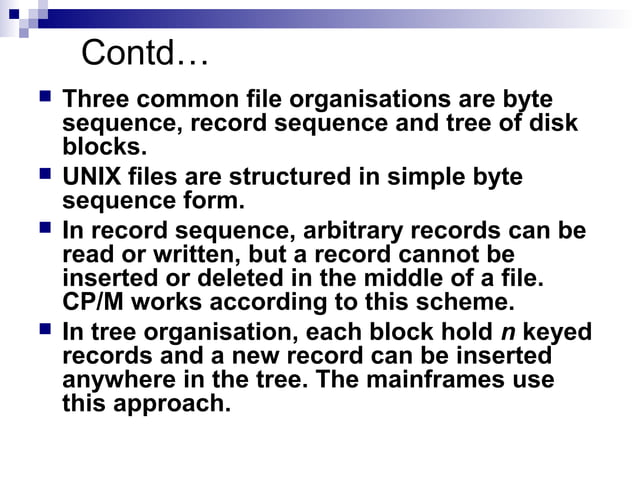 File Management in Operating Systems | PPT | Operating Systems ...