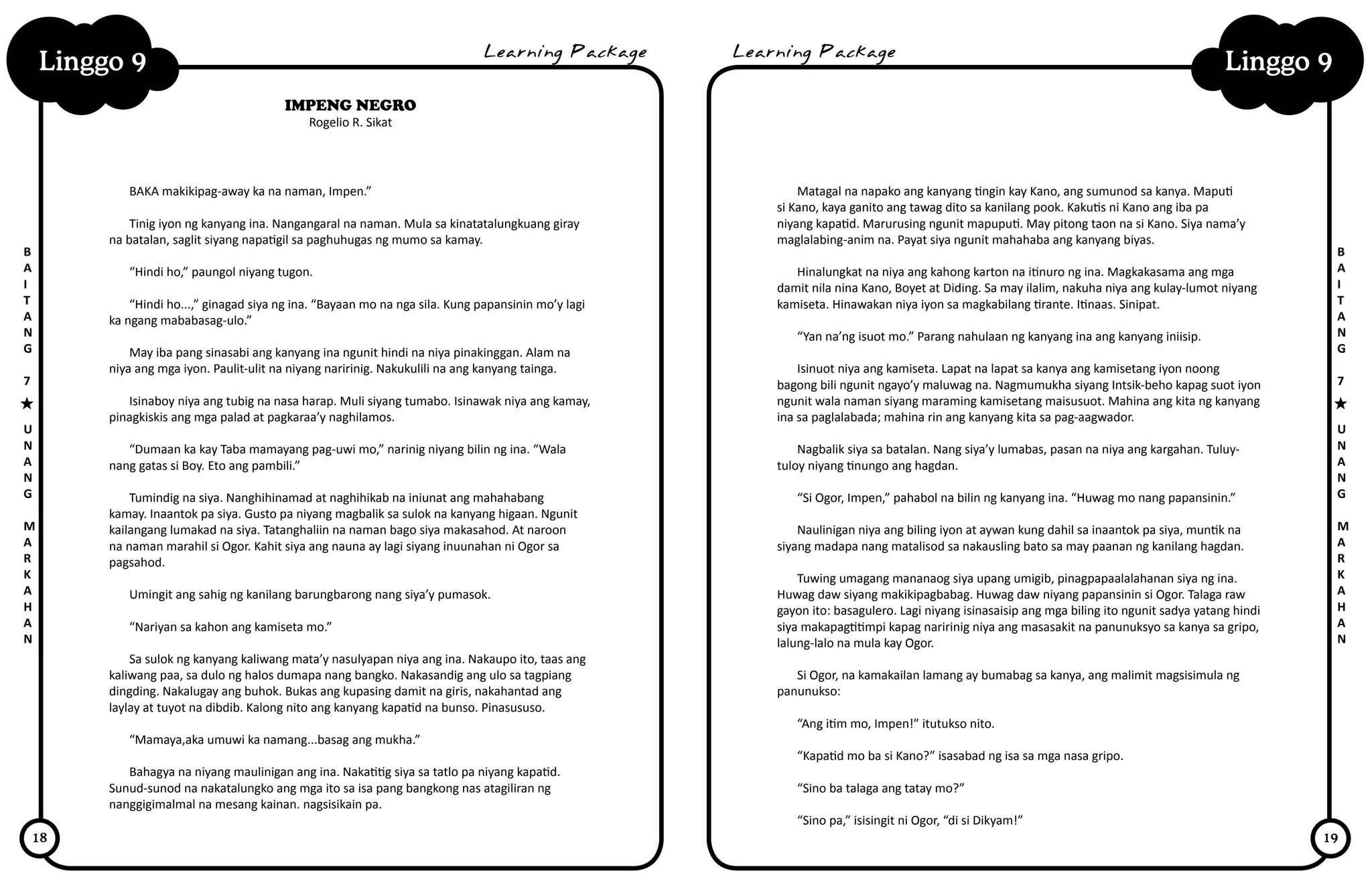 Grade 7 Learning Module in Filipino (Learning Package - Quarter 1 to 4 ...