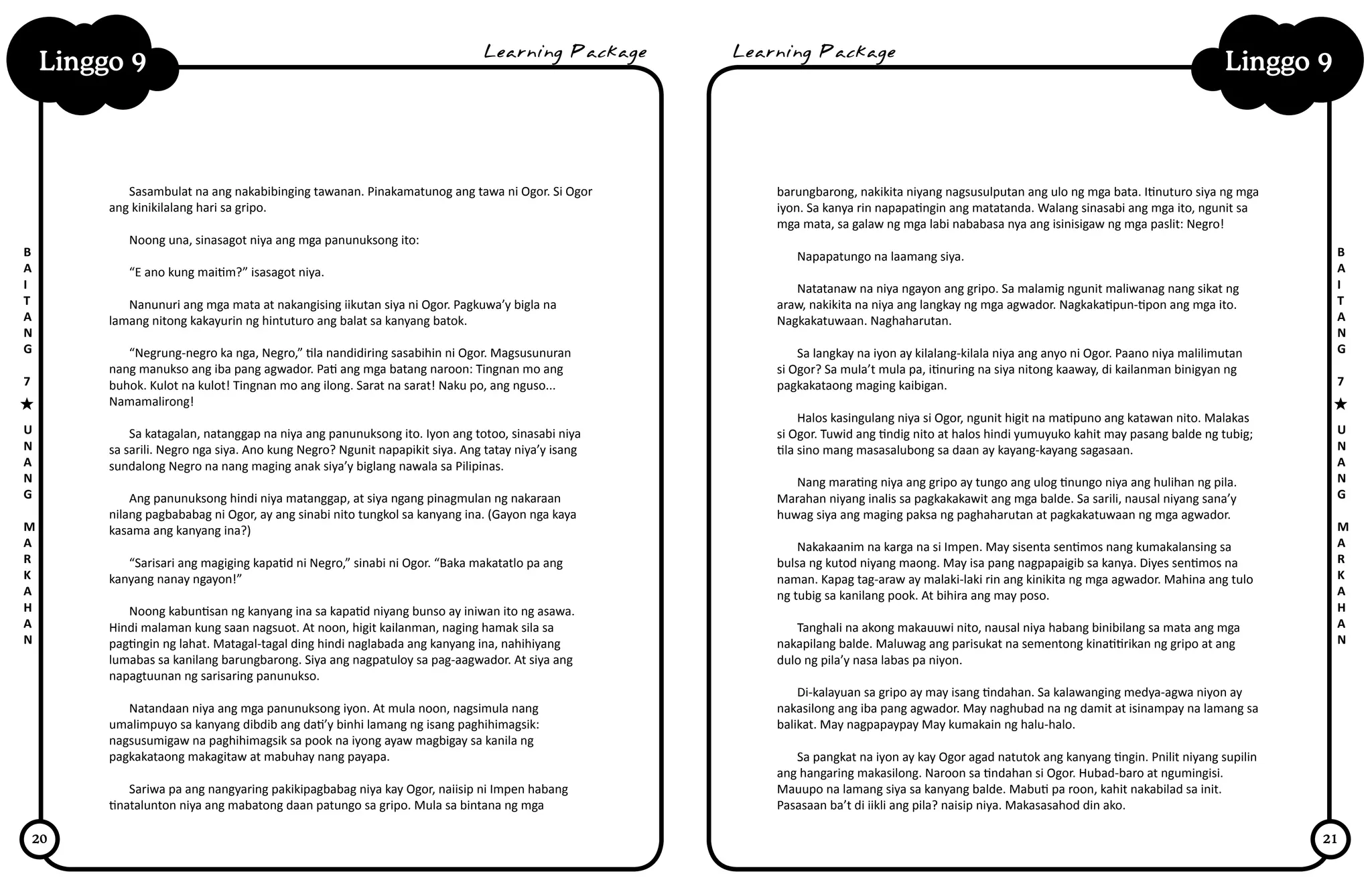 Grade 7 Learning Module in Filipino (Learning Package - Quarter 1 to 4 ...