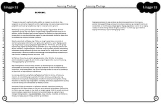 Grade 7 Learning Module in Filipino (Learning Package - Quarter 1 to 4 ...