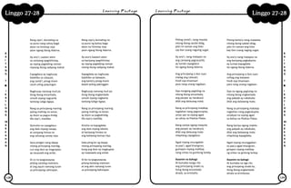 Grade 7 Learning Module in Filipino (Learning Package - Quarter 1 to 4 ...