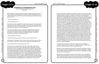 Grade 7 Learning Module in Filipino (Learning Package - Quarter 1 to 4 ...