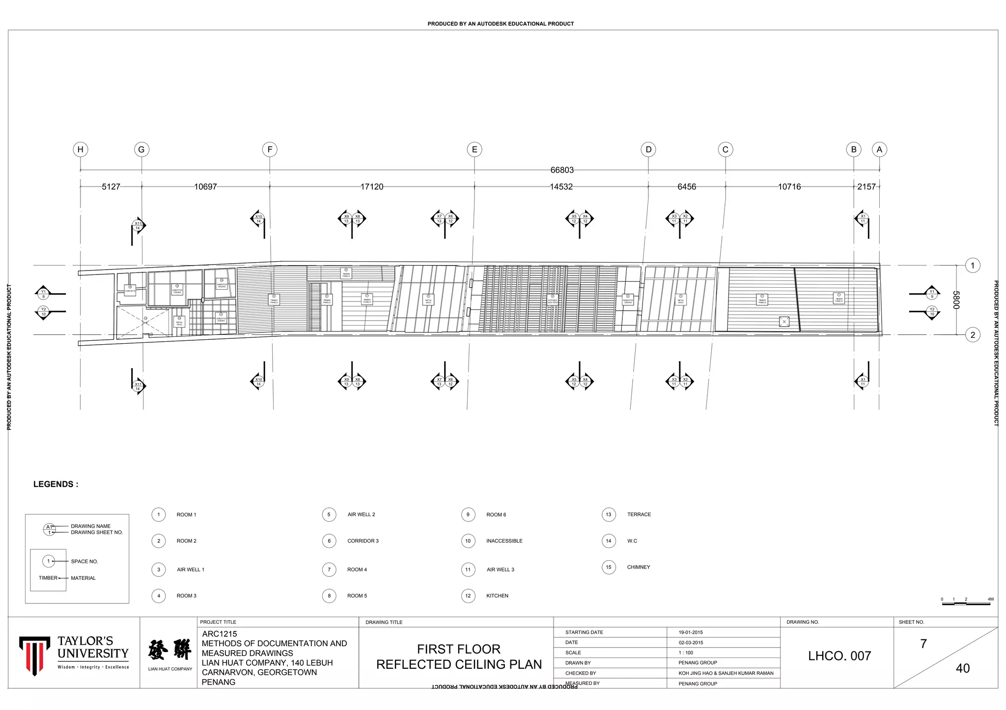 7 finalised ground & first reflected ceiling plan ready plot first ...