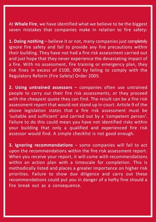 7 fire safety mistakes | PDF