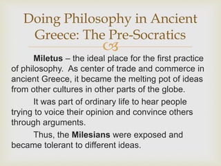 Introduction to the Philosophy of the Human Person | PPTX
