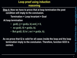 #7 formal methods – loop proof examples | PPT