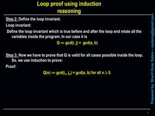 #7 formal methods – loop proof examples | PPT
